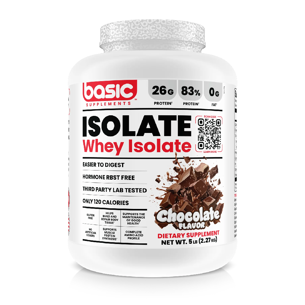 Basic Supplements Whey Isolate 2lbs - 5lbs – Couz-Nutri