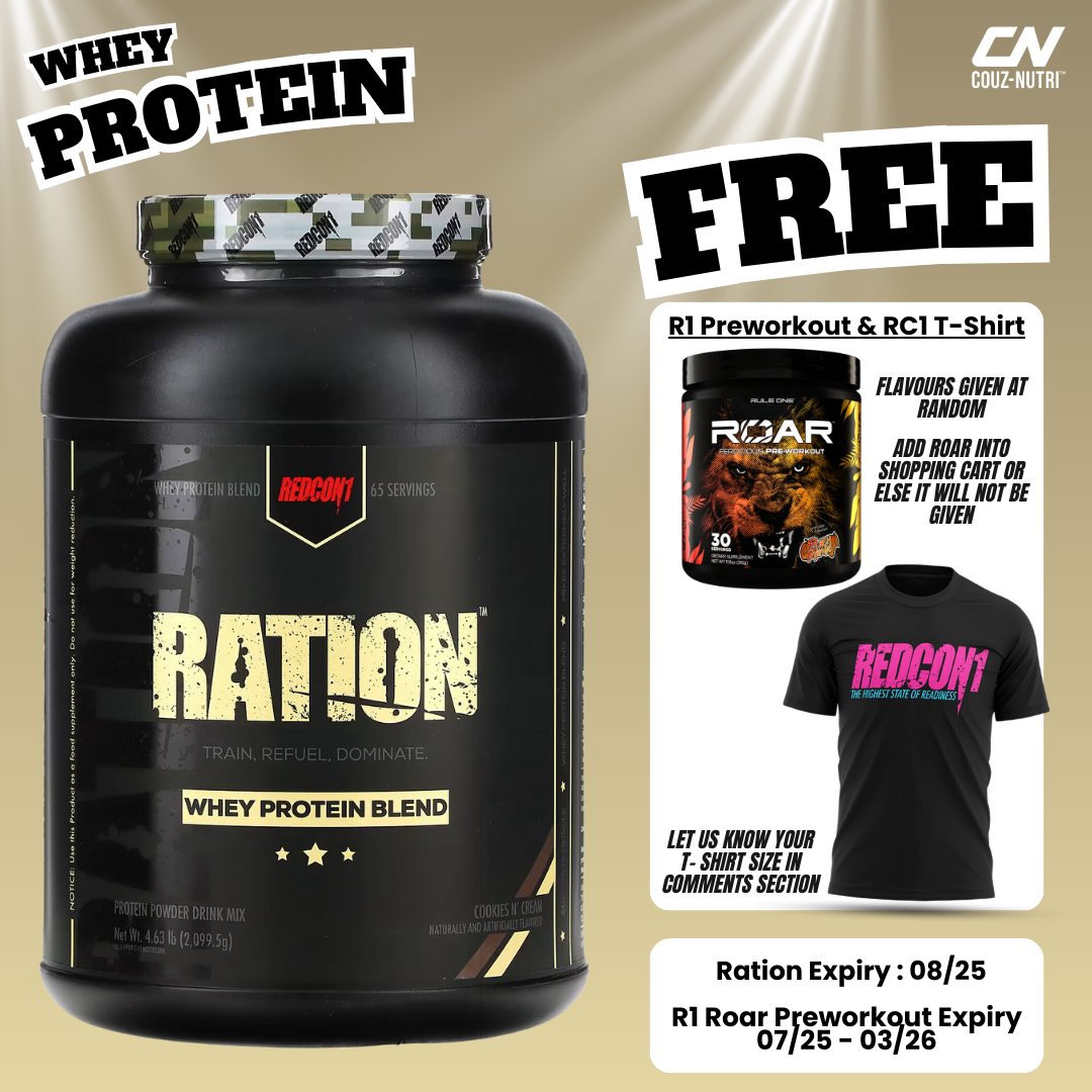 Redcon1 RATION - WHEY PROTEIN 5lbs – Couz-Nutri
