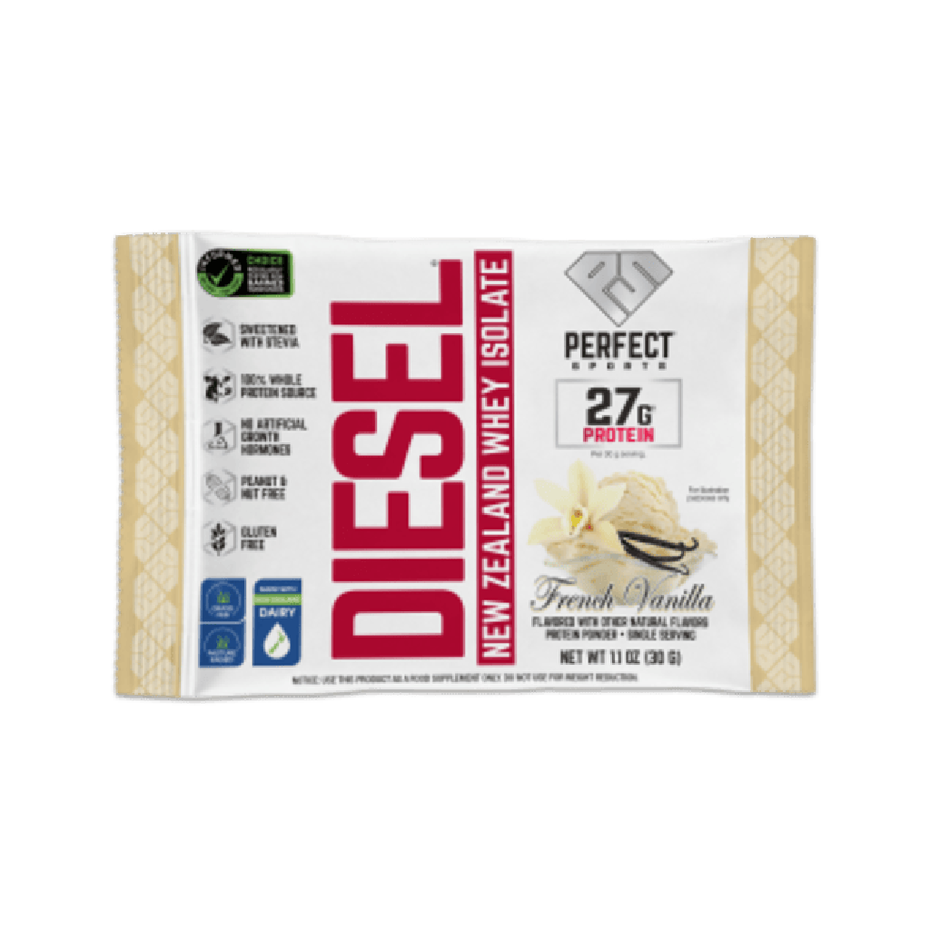 PERFECT Sports Diesel New Zealand 100% Whey Protein Isolate Sample Pac