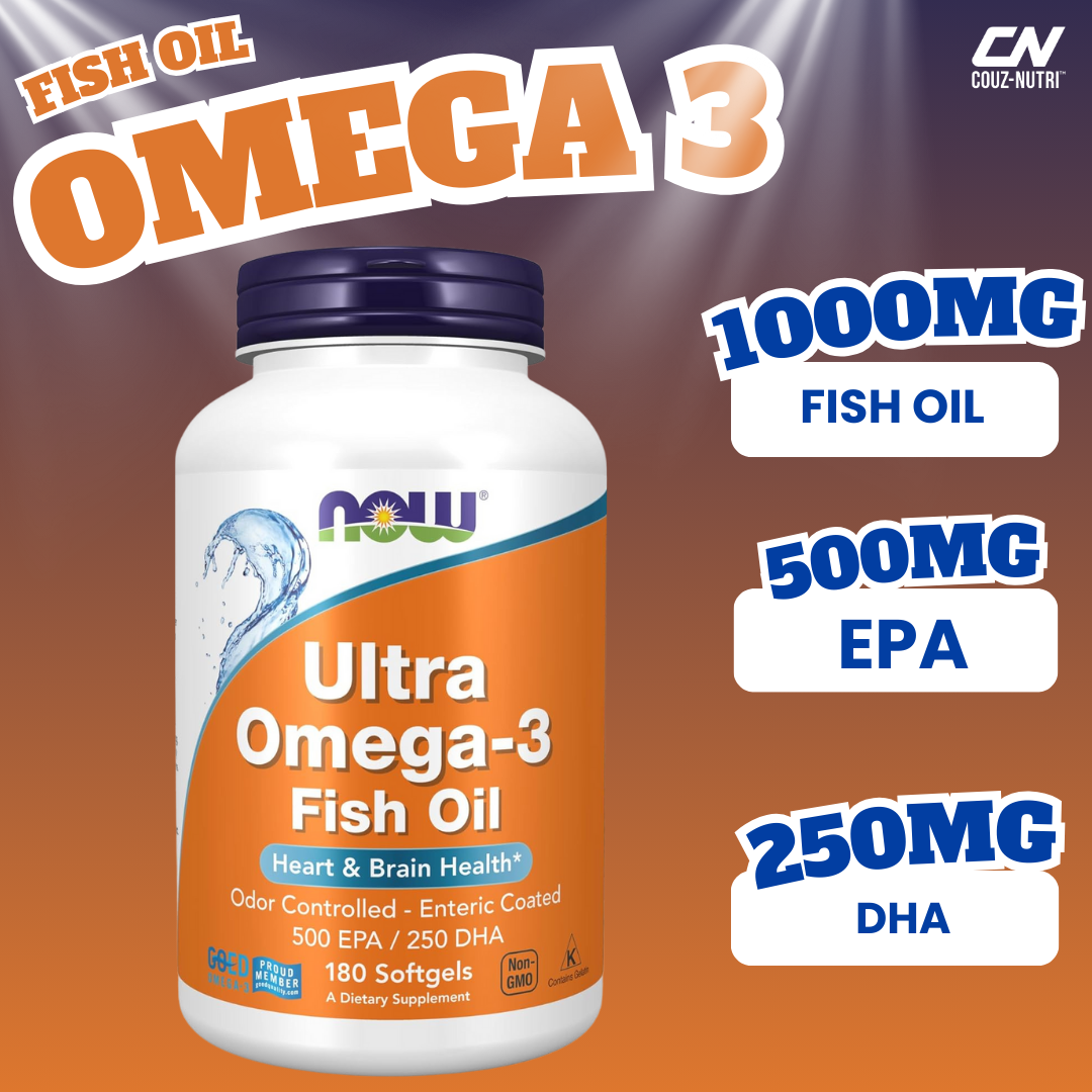 Now Foods, Ultra Omega-3, Fish Oil, Supports Heart & Brain Health ,Mol